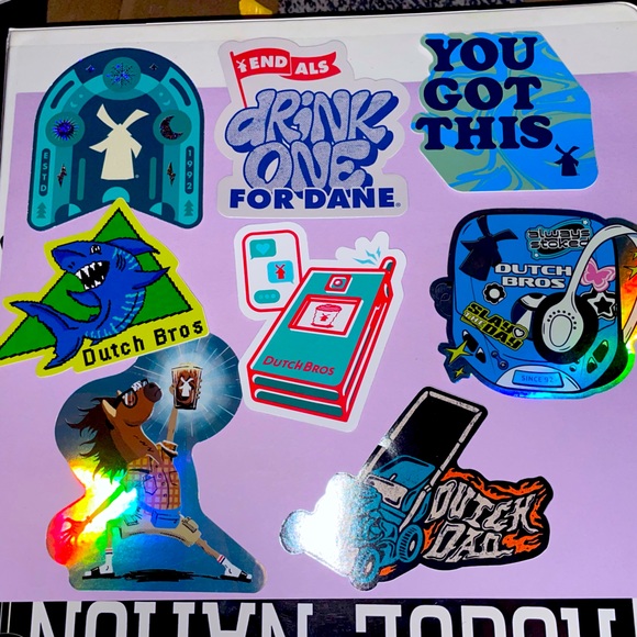 Dutch Bros | Design | Dutch Bros Sticker Pack | Poshmark
